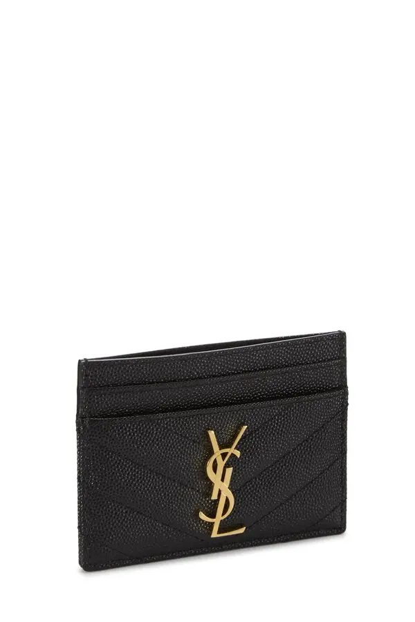 Saint Laurent Grainy Card Holder