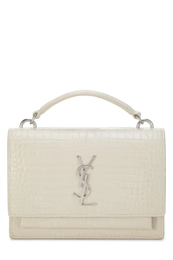 Saint Laurent Embossed Sunset Wallet On Chain