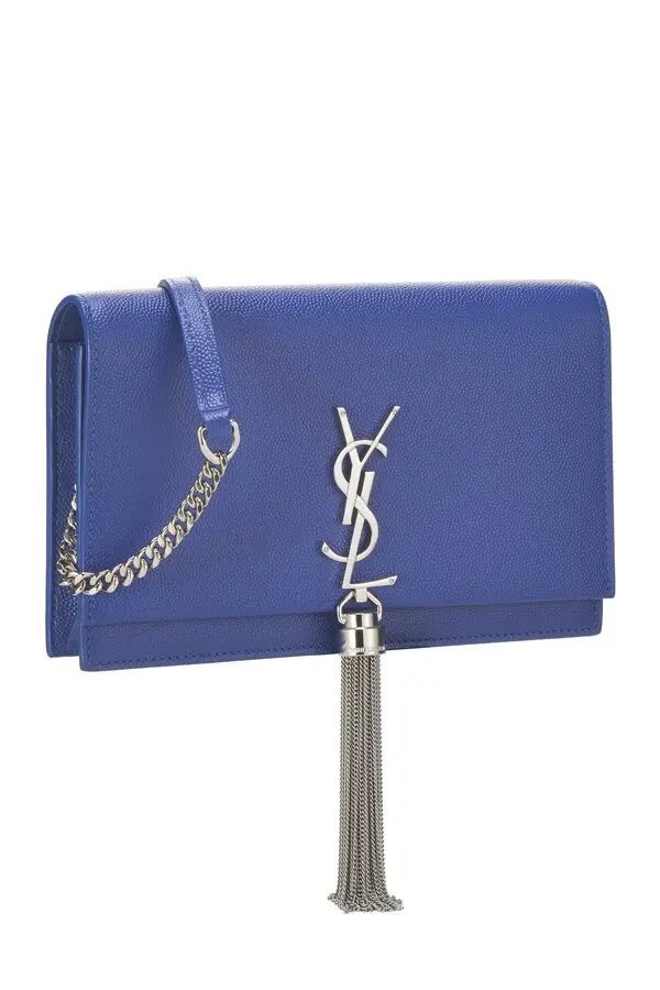 Saint Laurent Grainy Kate Tassel Wallet On Chain