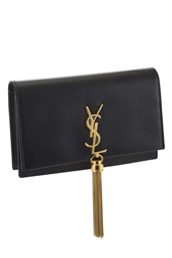Saint Laurent Grainy Kate Tassel Wallet On Chain