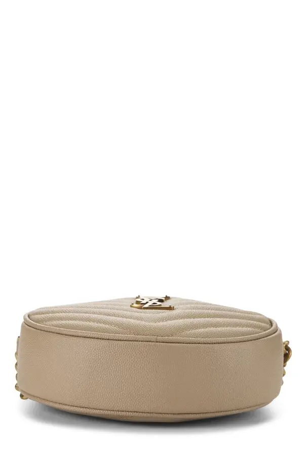 Saint Laurent Grainy Leather Round Camera Bag