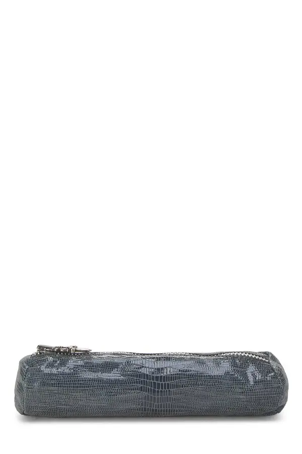 Chrome Hearts Embossed Leather Zip Pouch