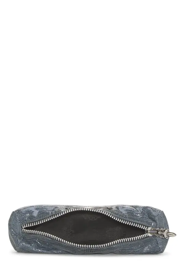 Chrome Hearts Embossed Leather Zip Pouch