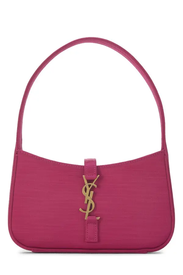 Saint Laurent Satin Le 5 À 7 Shoulder Bag