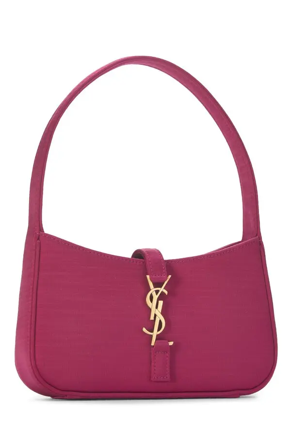 Saint Laurent Satin Le 5 À 7 Shoulder Bag