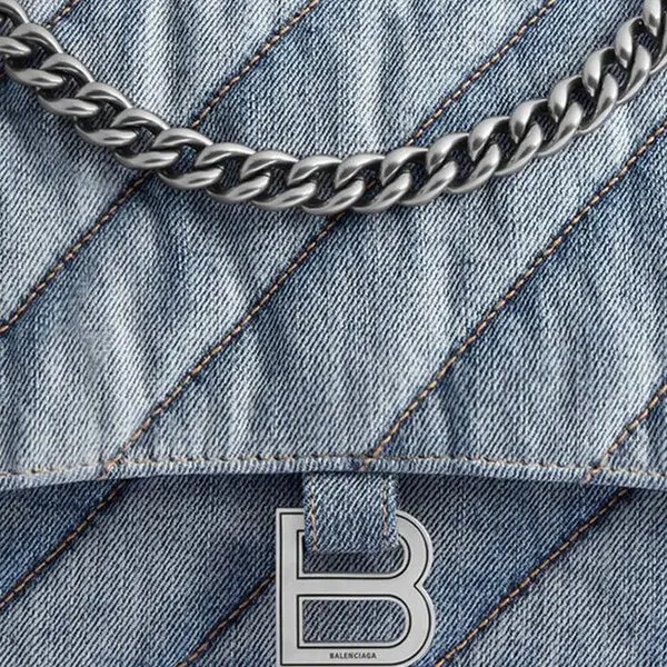 Balenciaga Crush Medium Chain Bag Quilted