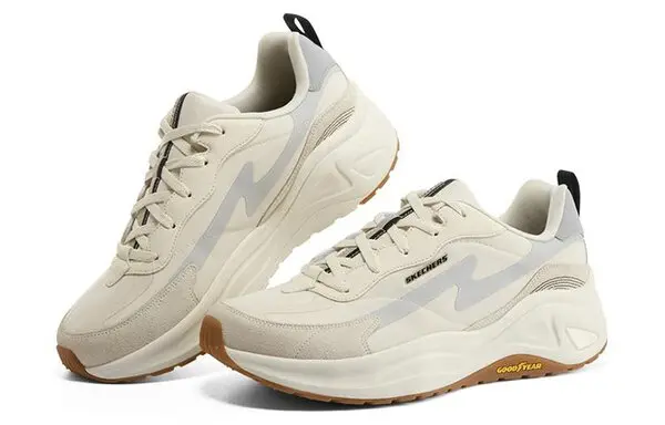 Sketchers D'lites Athletic Sneakers - Beige/blue