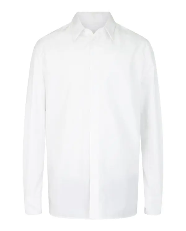 Givenchy Contemporary Logo Detailed Collare Shirt - White
