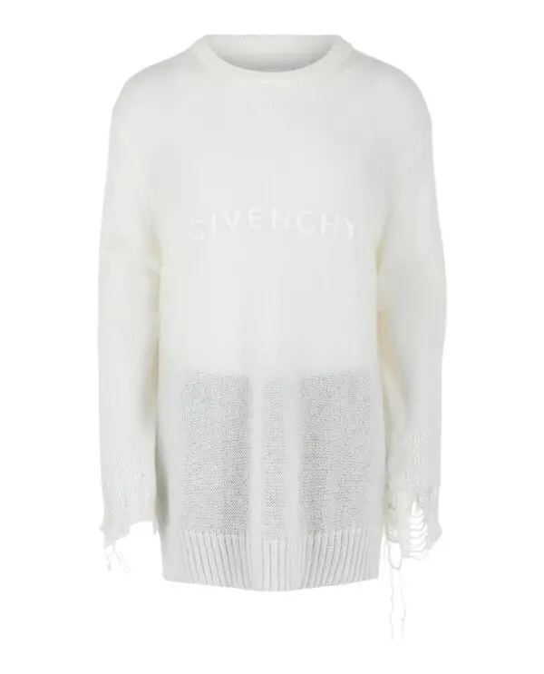 Givenchy Distressed Knit Sweater