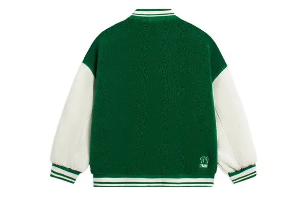 LI-NING Logo Polar Fleece Baseball Jacket