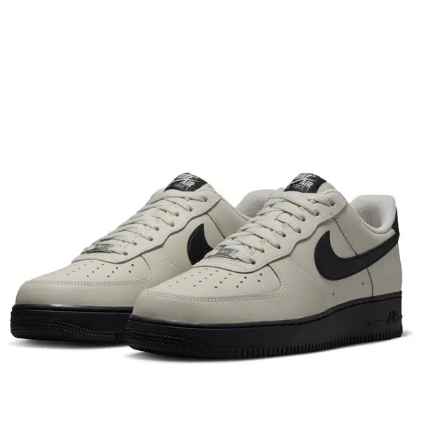 Nike Air Force 1 '07 Sneakers - Light Bone/black