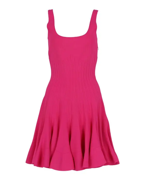 Alexander McQueen Sleeveless Ruffle Dress