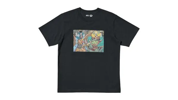Uniqlo Ut Shueisha 100th Anniversary Naruto Graphic T-shirt - Black