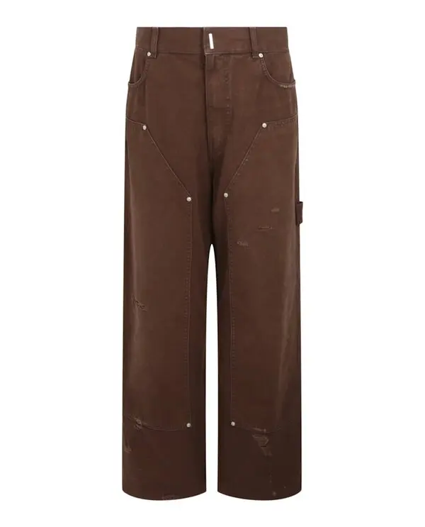 Givenchy Carpenter Pants In Destroyed Cotton