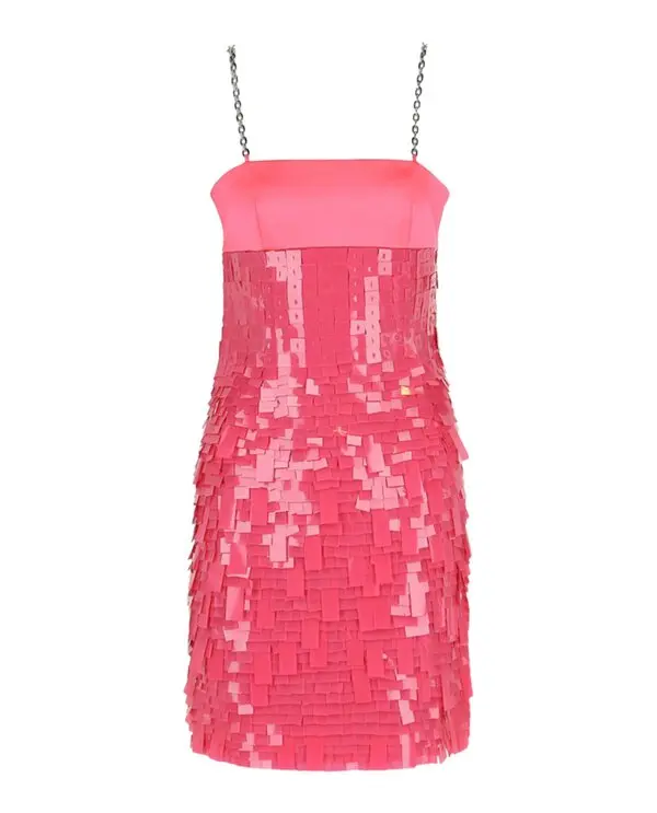 Givenchy Sequin Chainstrap Mini Dress