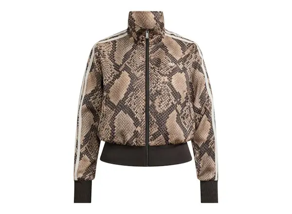 Adidas Satin Snake Print Firebird Track Jacket