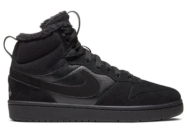 Nike Court Borough Mid 2 Triple Sneakers - Black