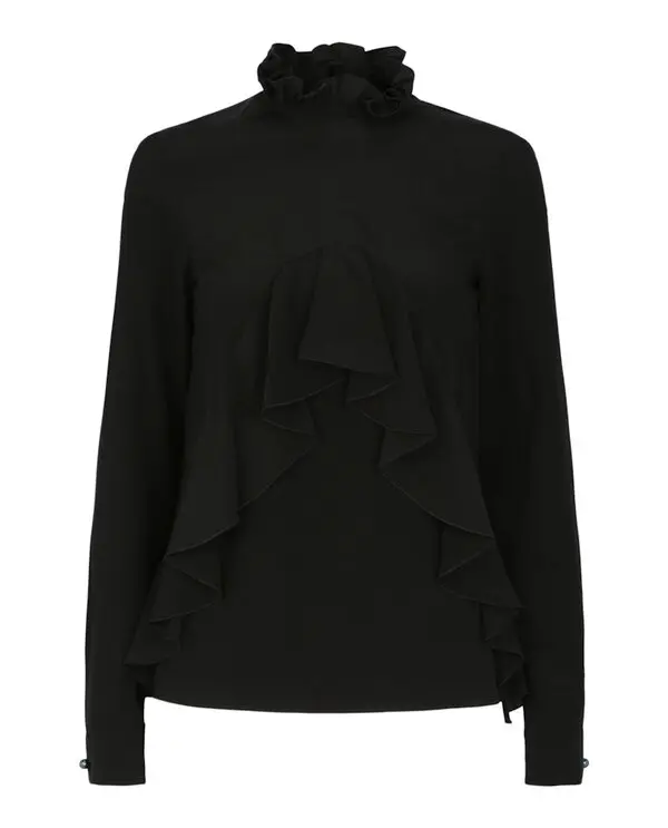 Givenchy Ruffled Silk Blouse