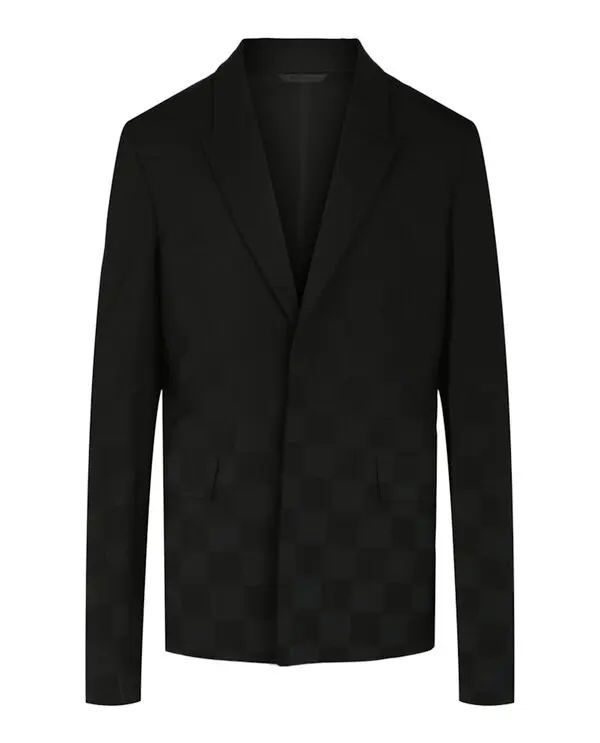 Givenchy Slim Fit Micro Windowpane Check Blazer