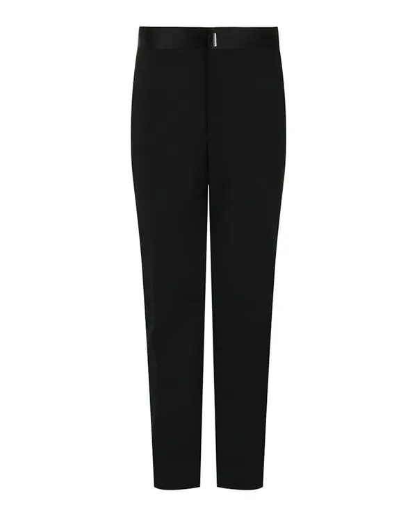 Givenchy Classic Fit Trousers With Satin Belt