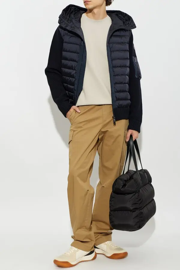 Moncler Logo Patch Fine Knit Sweater