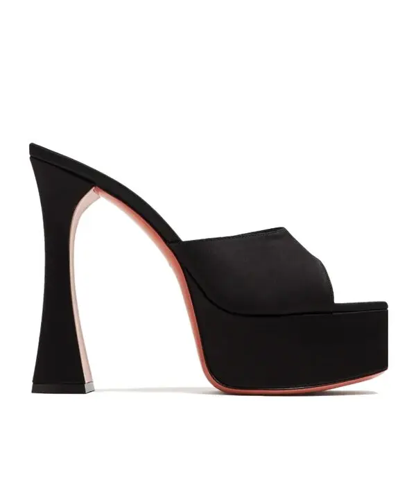 Amina Muaddi Platform Heel Sandals