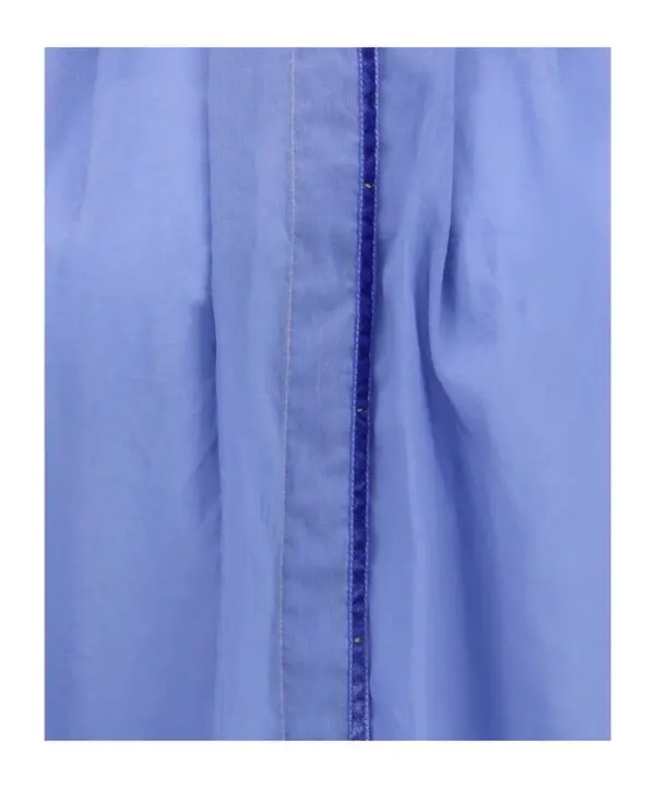 FORTE_FORTE Pleated High Neck Long Sleeve Blouse