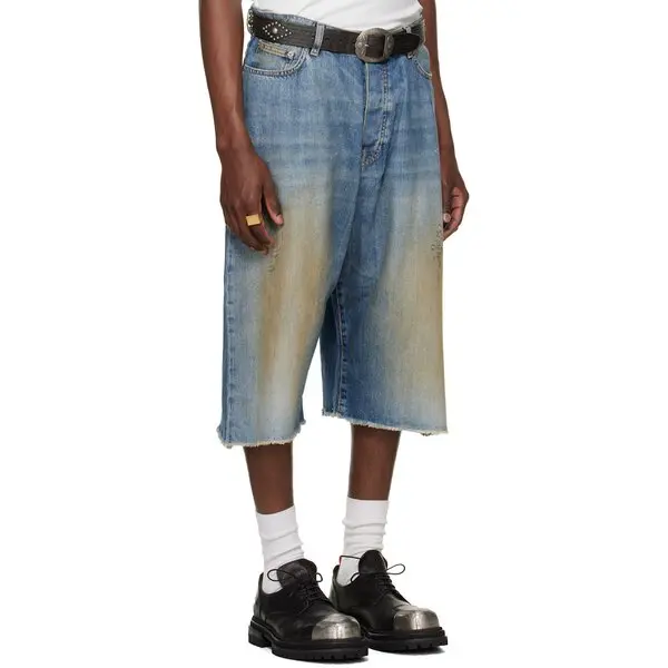 424 FAIRFAX Big Daddy Denim Shorts