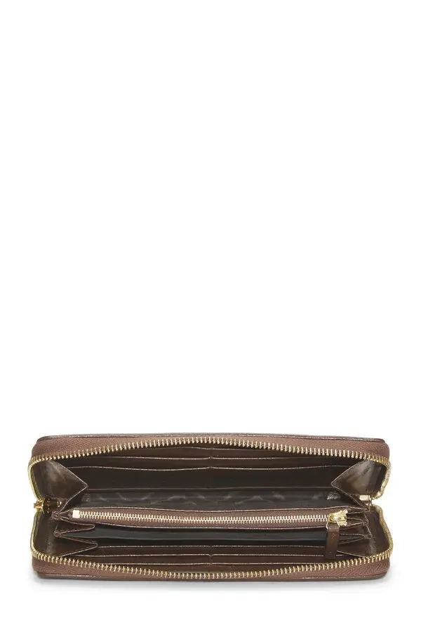 Gucci Gg Supreme Canvas Zip Around Wallet