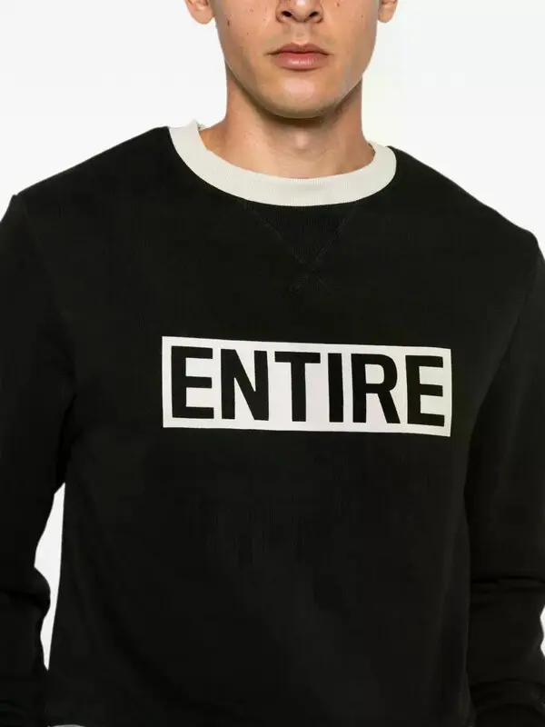 ENTIRE STUDIOS Logo-print Panelled Sweatshirt