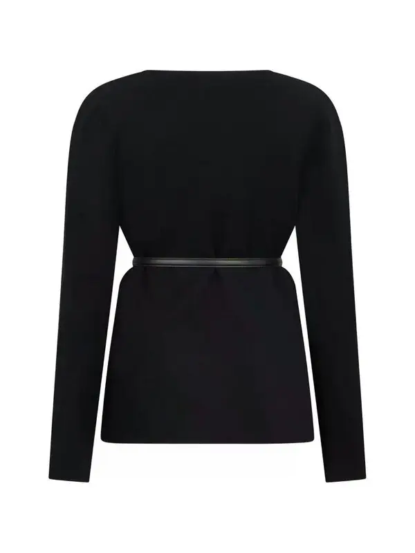 Max Mara Belted Open-front Cardigan