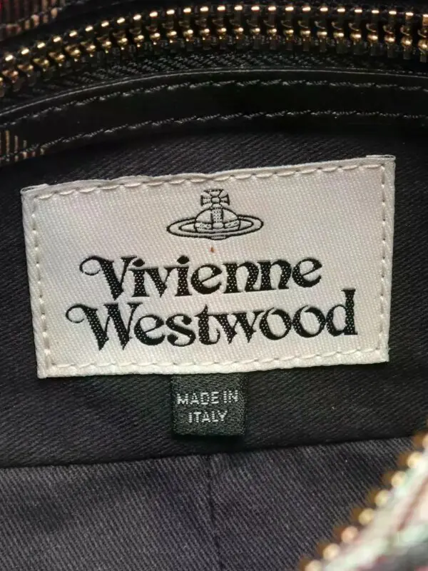VIVIENNE WESTWOOD Tartan Orb Camera Bag