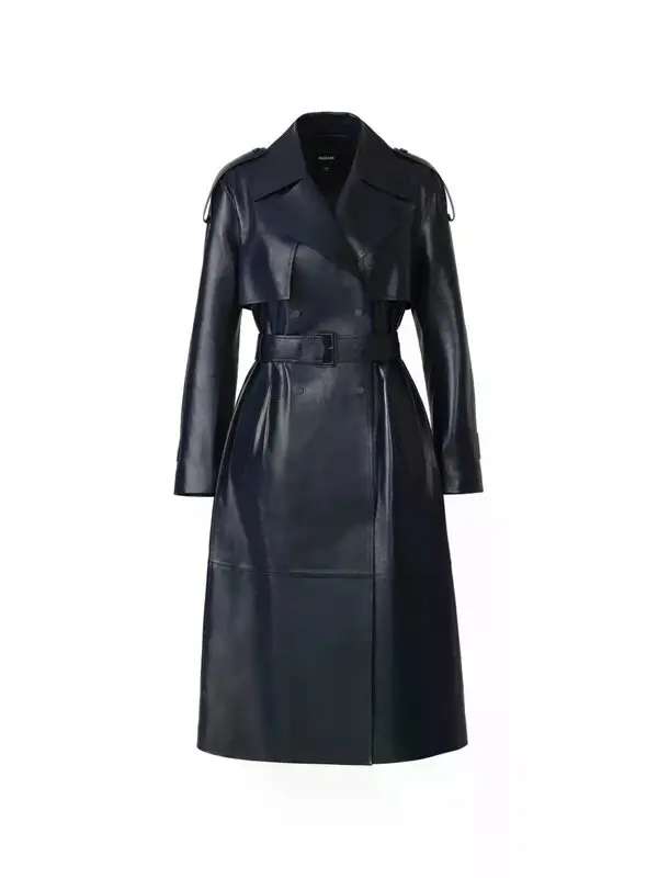 Mackage Carmela Leather Coat - Blue