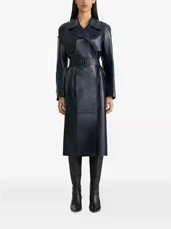 Mackage Carmela Leather Coat - Blue