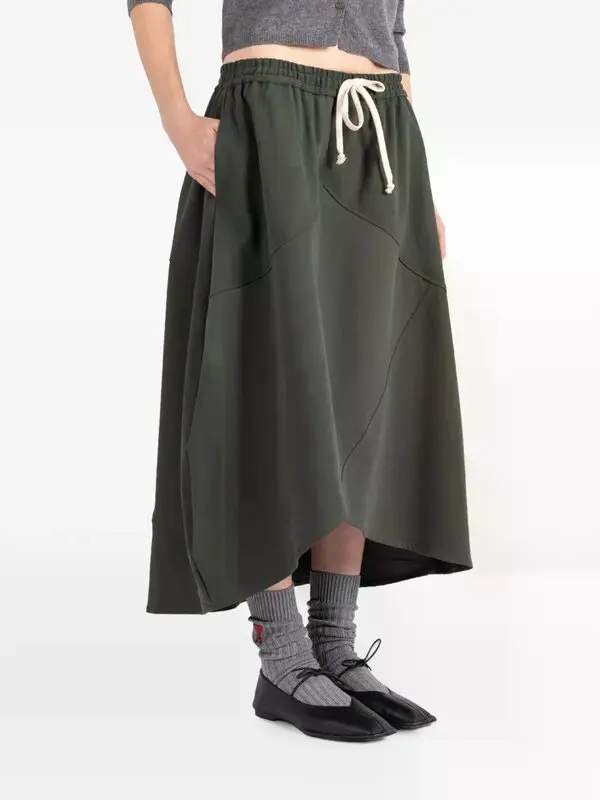 SOCIETE ANONYME Bunka Asymmetric Drawstring Maxi Skirt