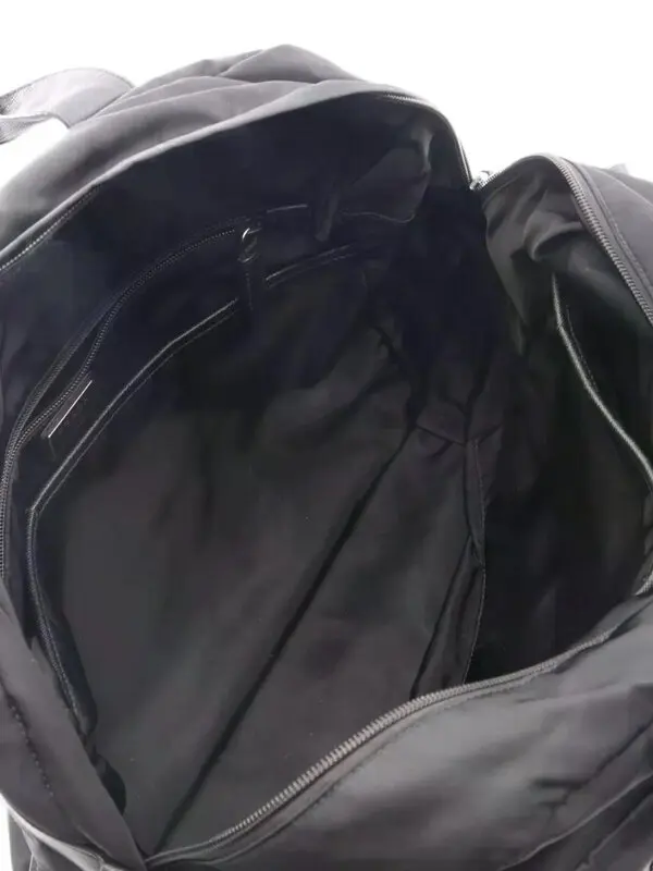 Prada 2000s Saffiano Leather Trim Duffel Bag