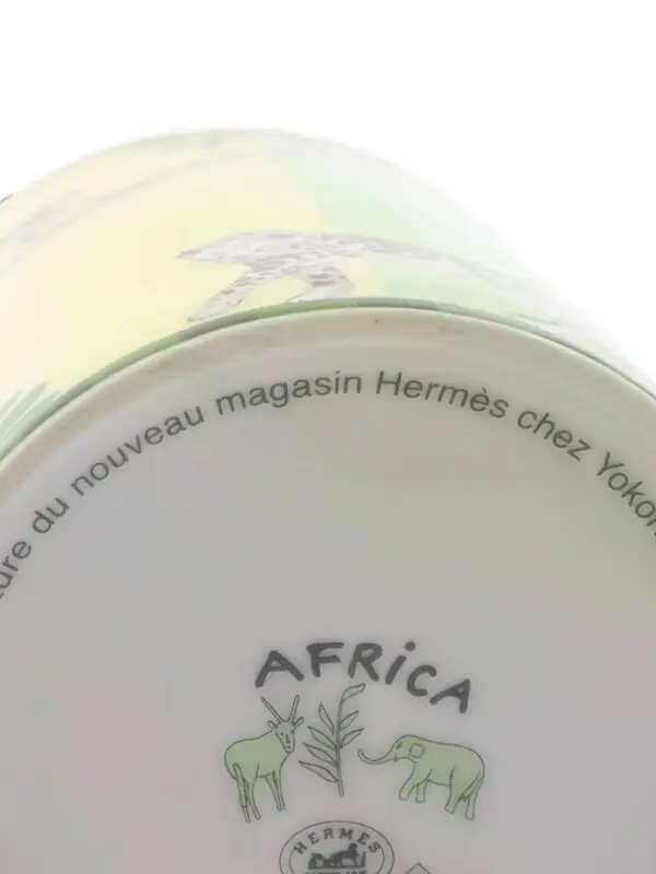 Hermès Africa Mug With Animal Motif
