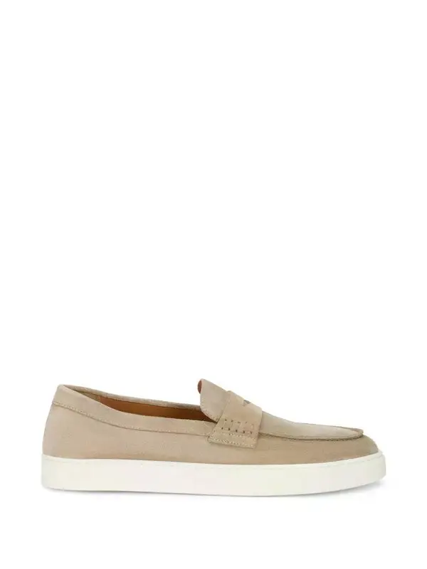 DOUCAL'S Suede Penny Loafers