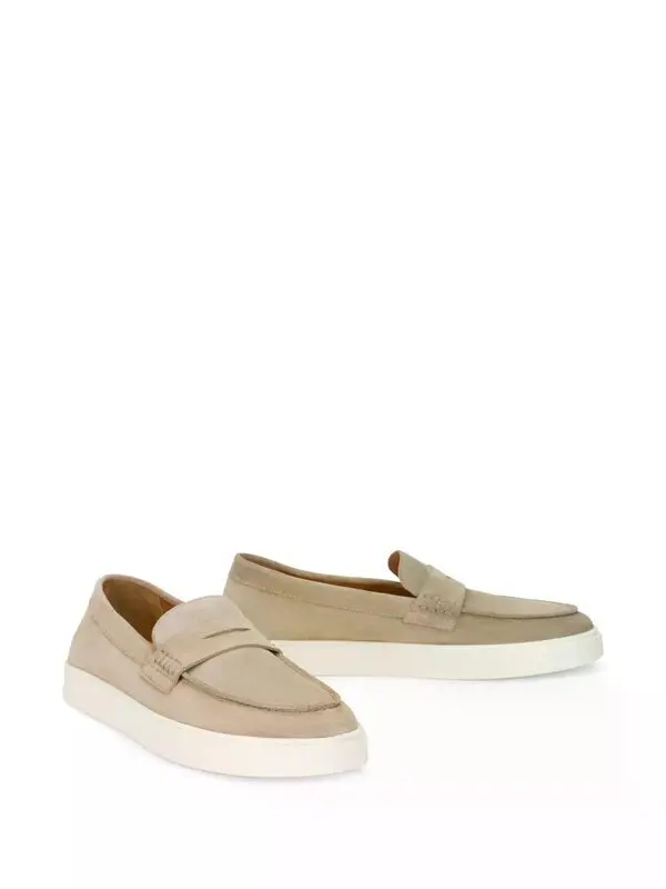 DOUCAL'S Suede Penny Loafers