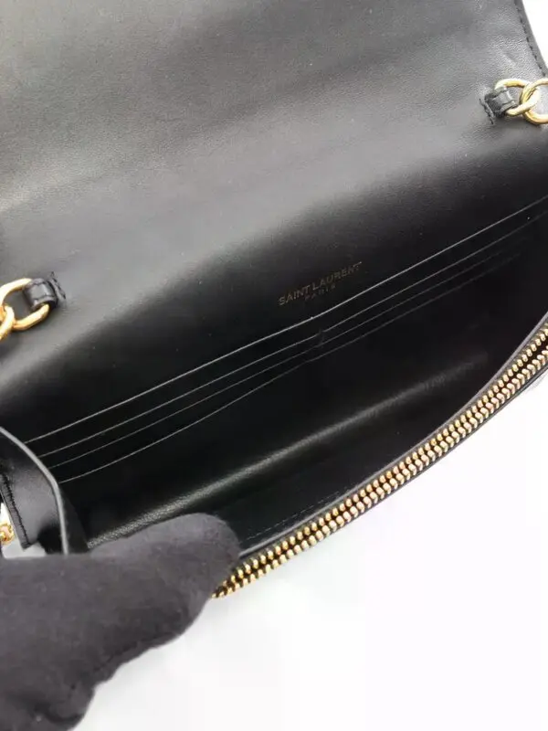 Saint Laurent Kate Tassel Chain Clutch Bag