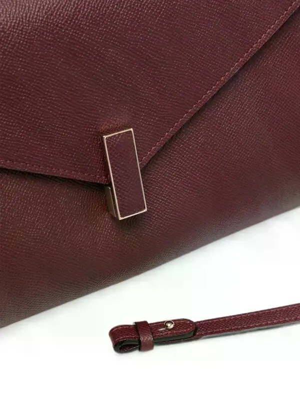 VALEXTRA Brera Leather Tote Bag