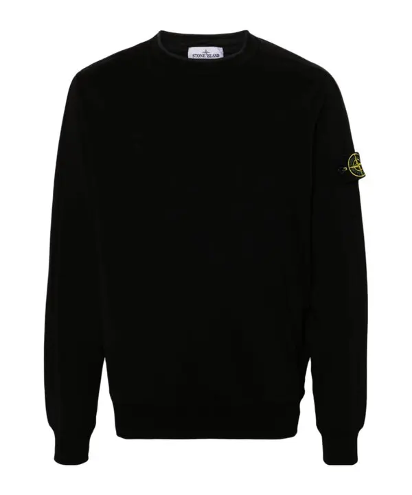 Stone Island Compass-badge Crewneck Sweatshirt