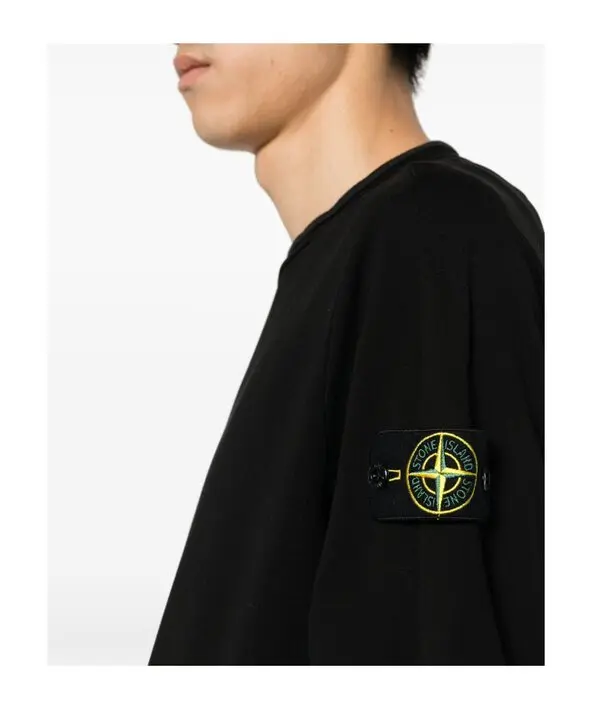 Stone Island Compass-badge Crewneck Sweatshirt