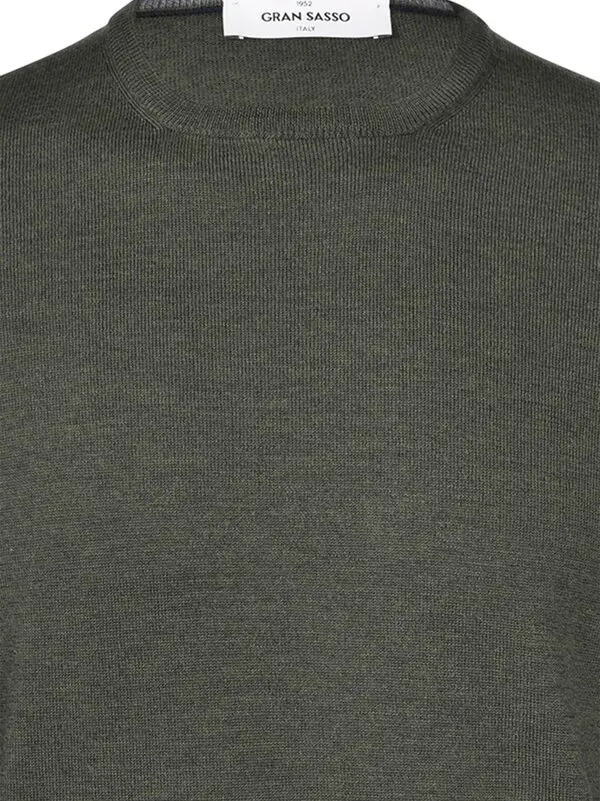 GRAN SASSO Round-neck Wool Sweater