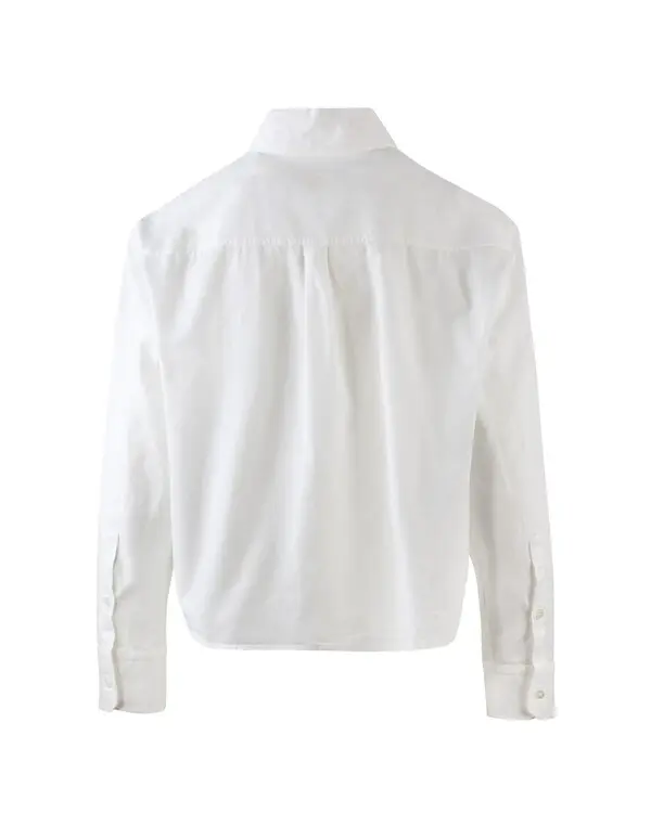 Max Mara Long Sleeve Shirt With Embroidered Logo