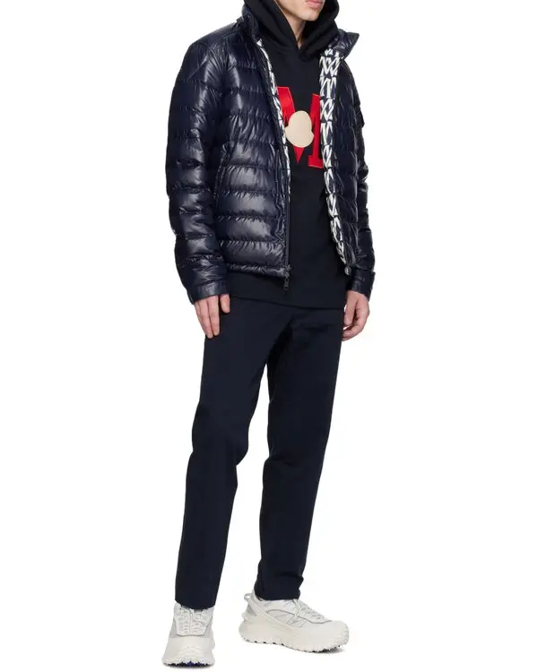 Moncler Logo Embroidered Long Sleeve Hoodie