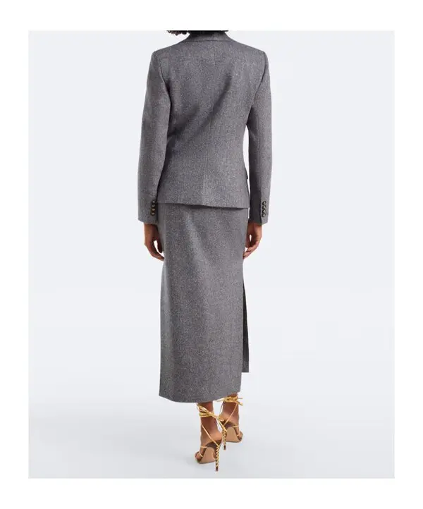 Etro Wool And Silk-blend Maxi Skirt