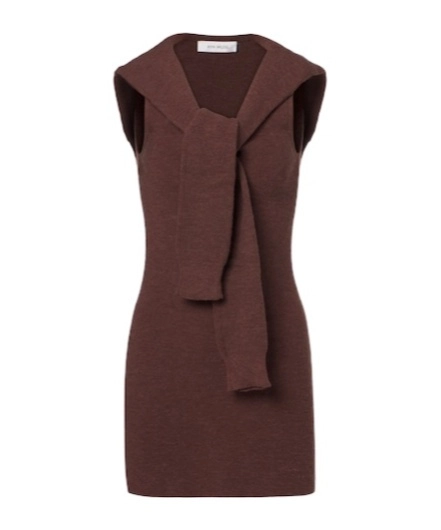 AYA MUSE Vao Knit Mini Dress
