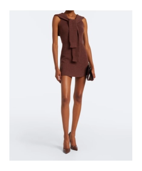 AYA MUSE Vao Knit Mini Dress
