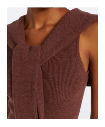 AYA MUSE Vao Knit Mini Dress